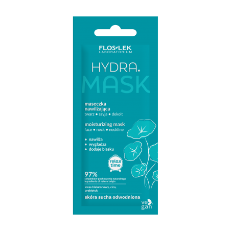 HYDRA. Hydrating mask for face, neck and décolleté 6 ml - Floslek ...