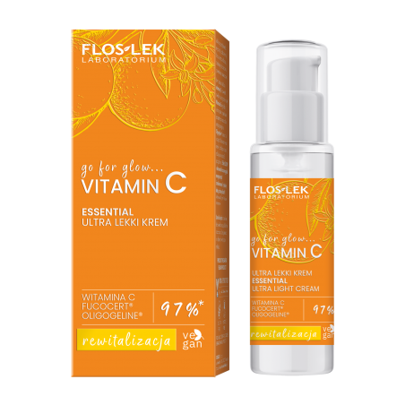 go for glow…. VITAMIN C ESSENTIAL Ultra-light day and night cream 30 ml ...